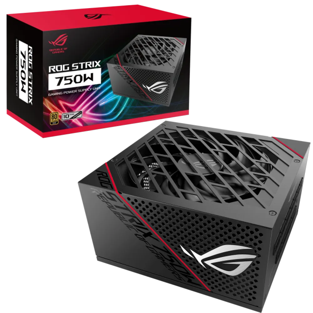 ASUS ROG STRIX 750G 80 PLUS Gold 750W Fully Modular Power Supply | AHW Store
